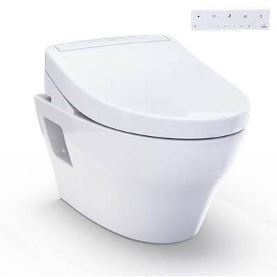 Toto CWT4283446CMFG#MS - WASHLET+ EP Wall-Hung Elongated Toilet and ...
