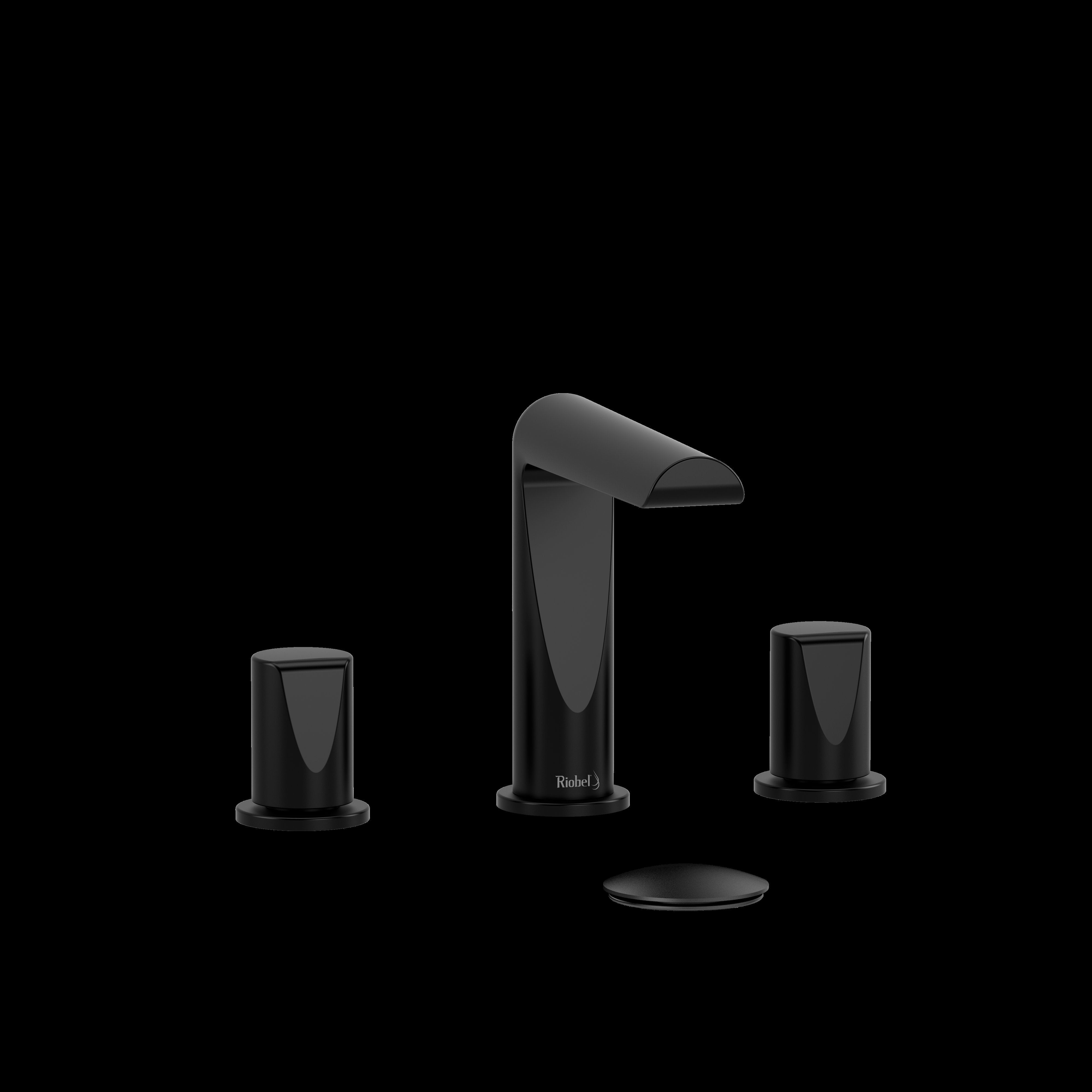 Riobel PB08BK- 8" lavatory faucet | FaucetExpress.ca