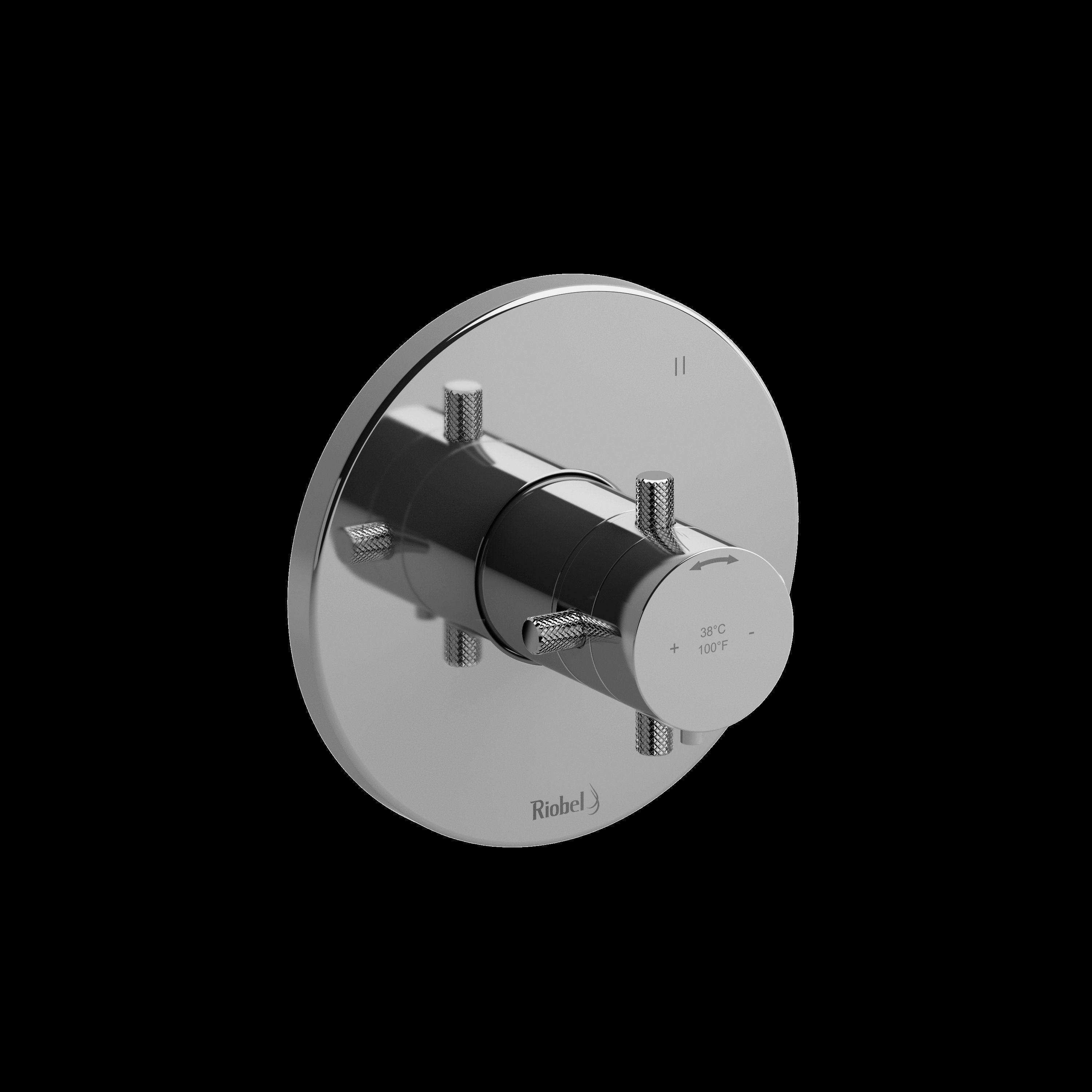 Riobel RUTM45+KNC- 3-way Type T/P (thermostatic/pressure balance ...